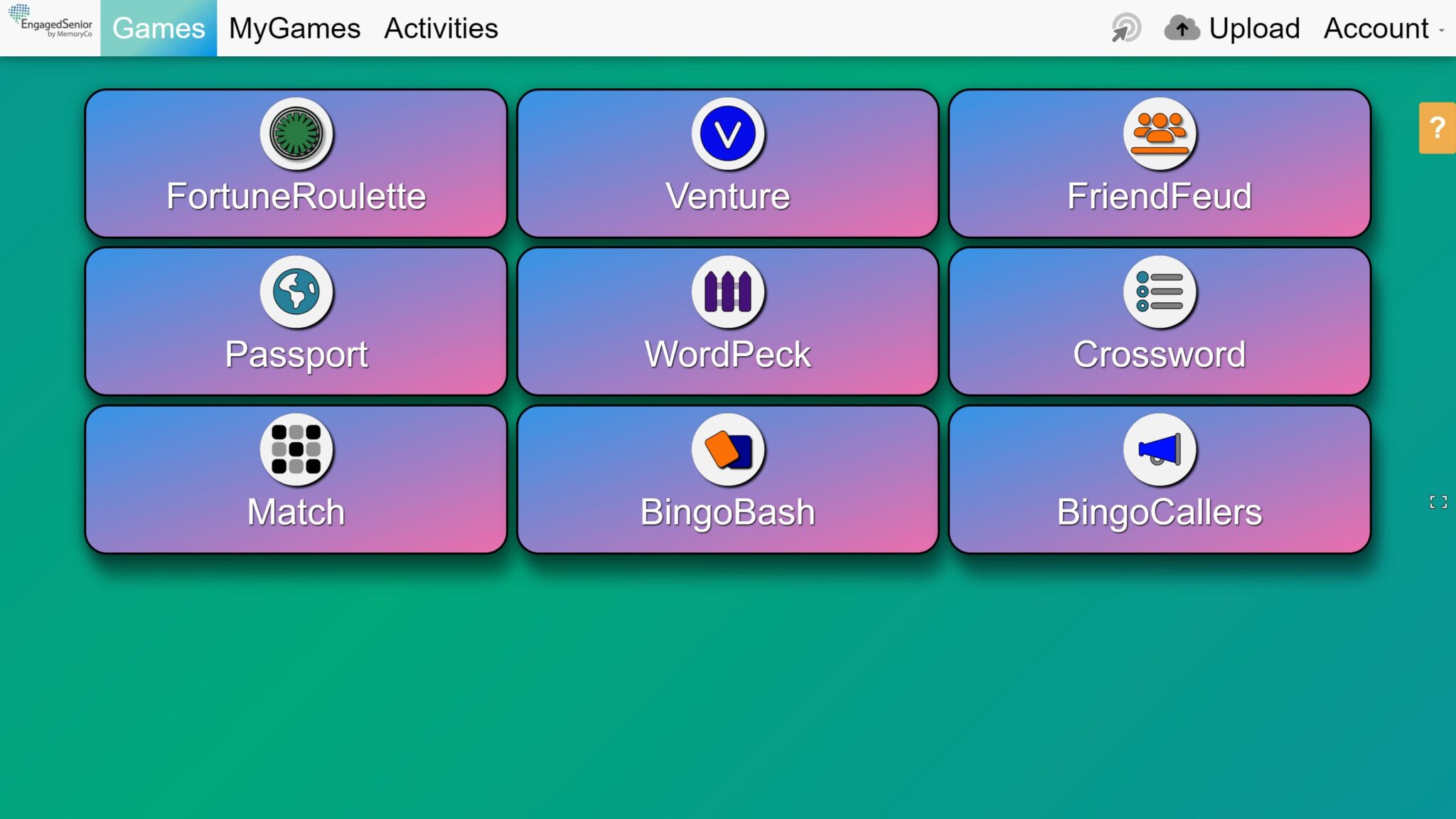 EngagedSenior by MemoryCo: A Personalized-Content Engagement Platform ...